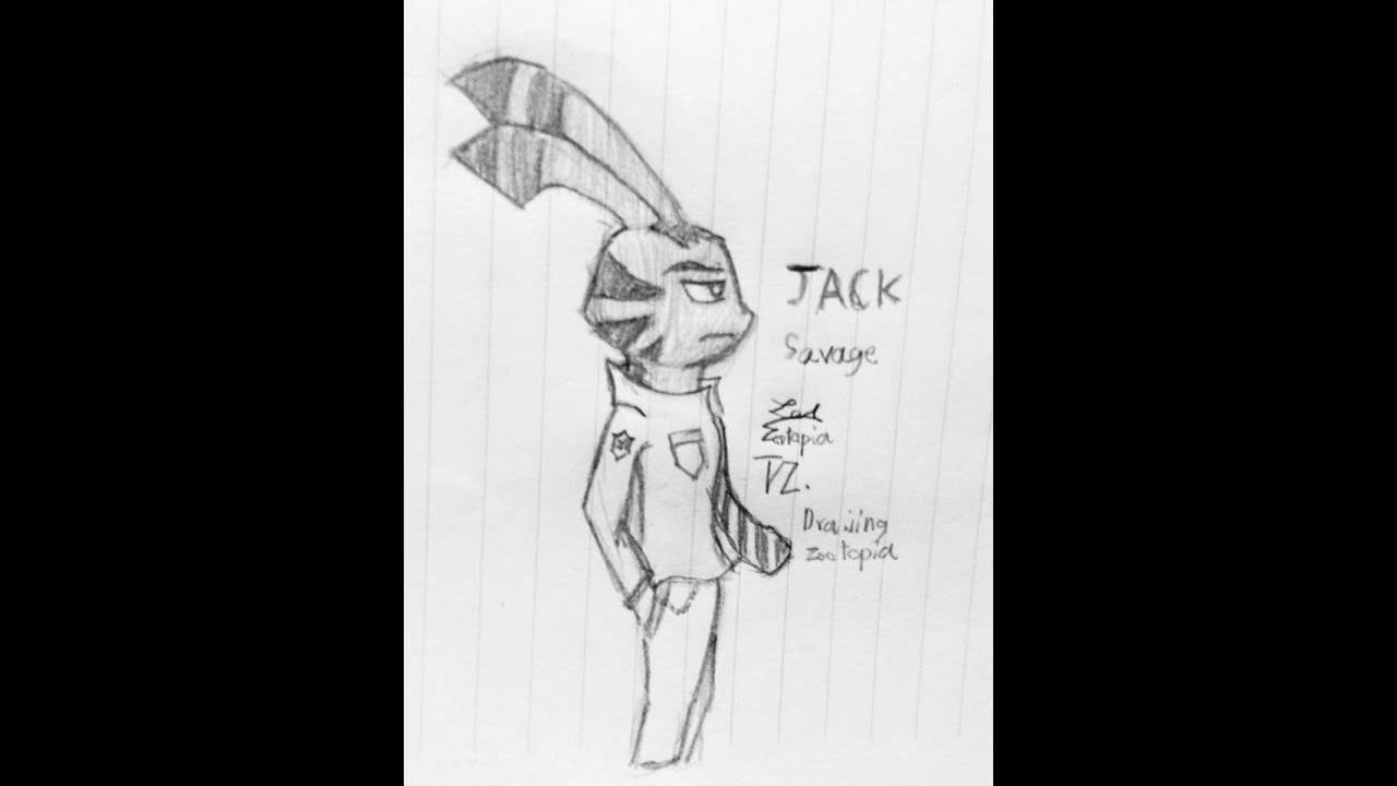 How To Draw Jack Savage - YouTube