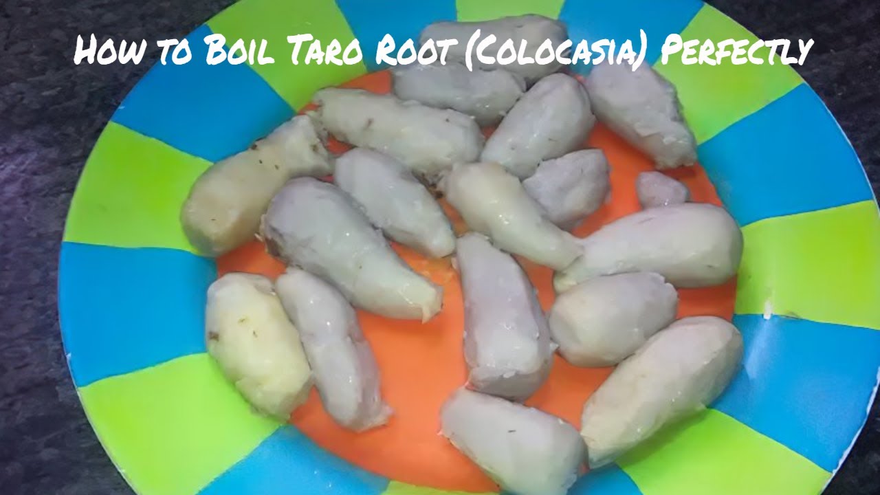 How To Boil Arbi |Taro Root | Colocasia | in English | Rajan Singh ...