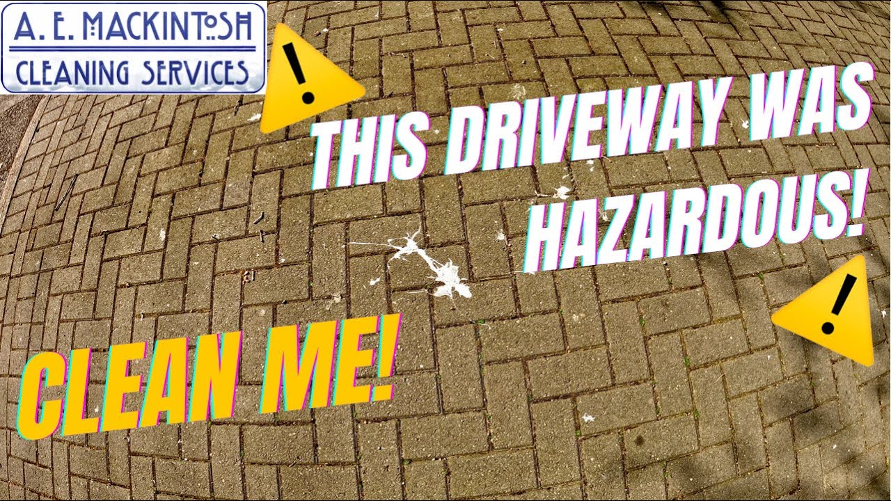 This Driveway Was Hazardous! ⚠️ Urgent Power Wash To Make It Safe ...