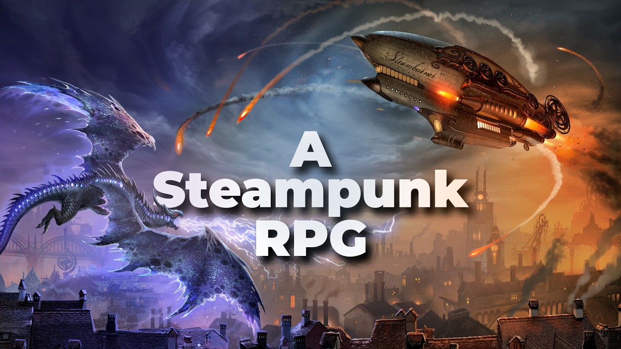 I tried 'New Arc Line' (An Early Access Steampunk RPG) - YouTube