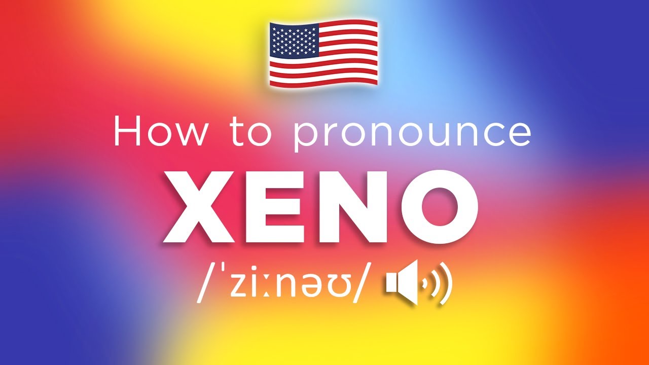 How To Pronounce Xeno (100% CORRECTLY!!) - YouTube