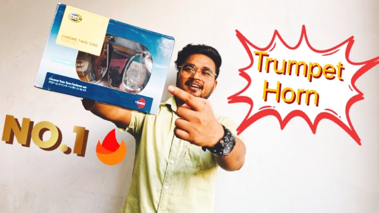 Hella Trumpet Horn Unboxing 📣- Chrome Twin Tone🔥😱 - YouTube