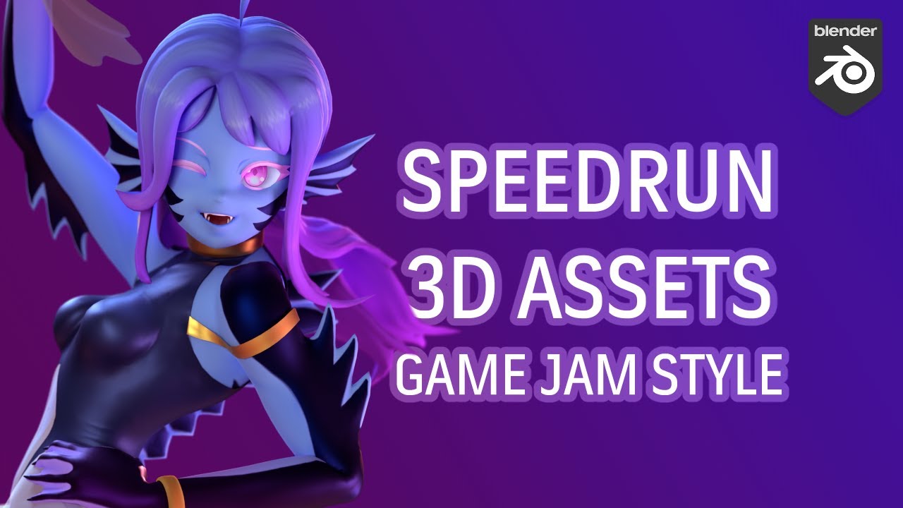 How to Speedrun 3D Game Assets | Blender Guide Game Jam Edition - YouTube