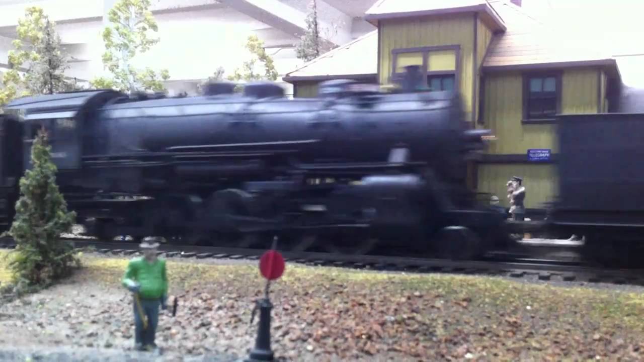 Santa Fe Mikado Steam Locomotives with Fast Mail - YouTube
