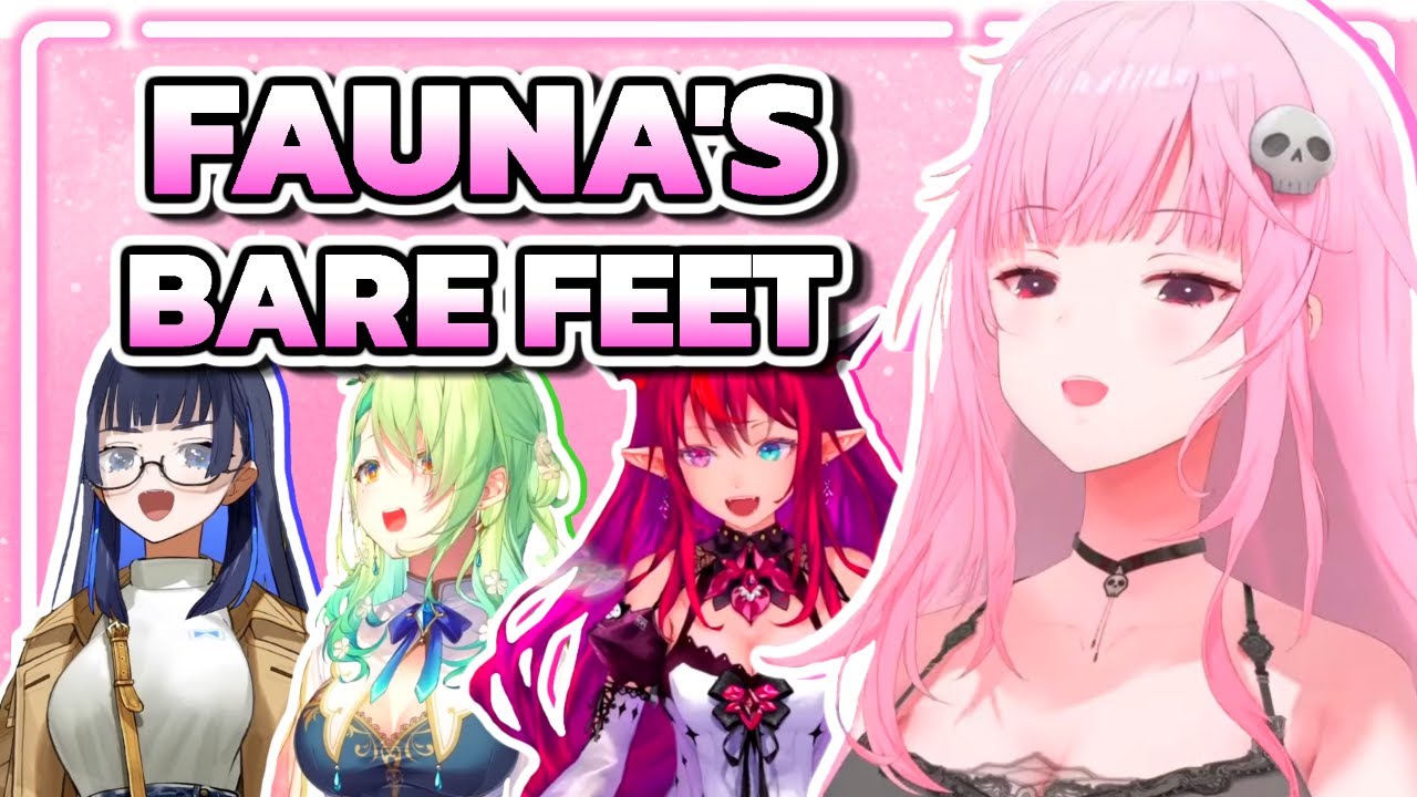 Calli, Fauna, IRyS, and Kronii Discuss Bare Feet in hololive【hololive ...