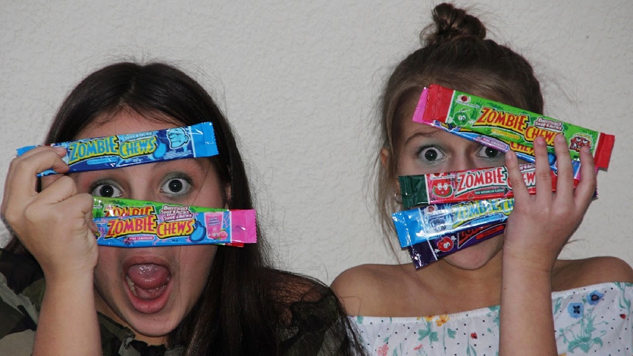 Zombie chews taste challenge - YouTube