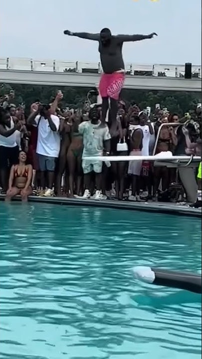 RICK ROSS ATTEMPTS TO OLYMPIC DIVE INTO HIS SWIMMING POOL FAILURE 😆🤣😆 - YouTube