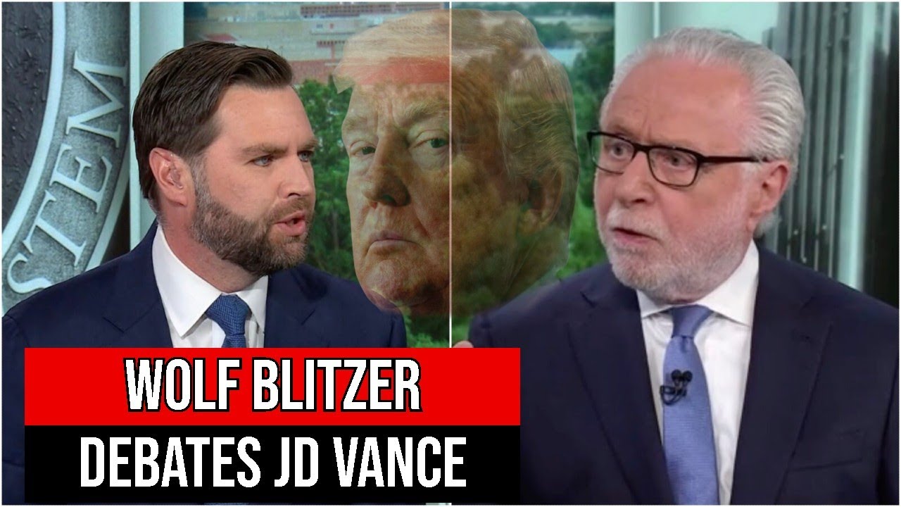 Wolfe Blitzer Debates JD Vance About Trump Sentencing - YouTube