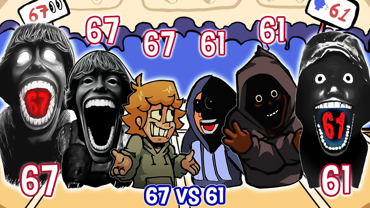 NEW ALL 67 VS 61 FNF | 67 Kid Meme Vs 61 Meme - Friday Night Funkin ...