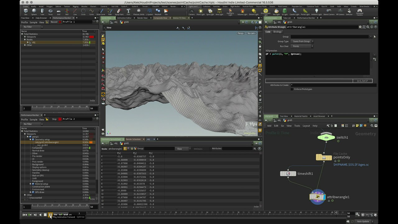 Houdini tips: How to cache geometry for faster simulation. - YouTube