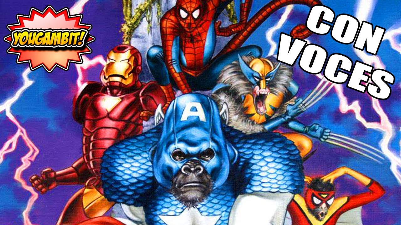Videocomic: Marvel Simios 🐵 Historia Completa con Voces 🍌 YouGambit ...