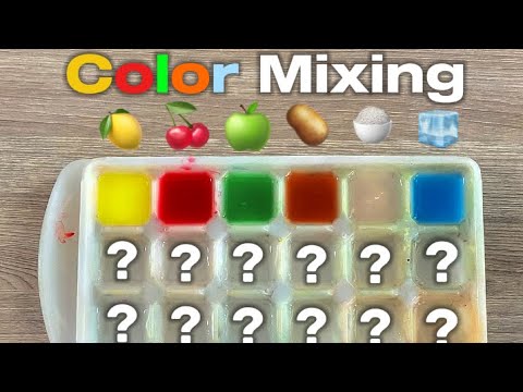 Getting new colors with the help of fruit color | COLOR MIXING - YouTube