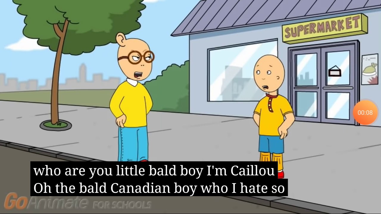 Arthur beats up Caillou/GROUNDED waiting scan - YouTube