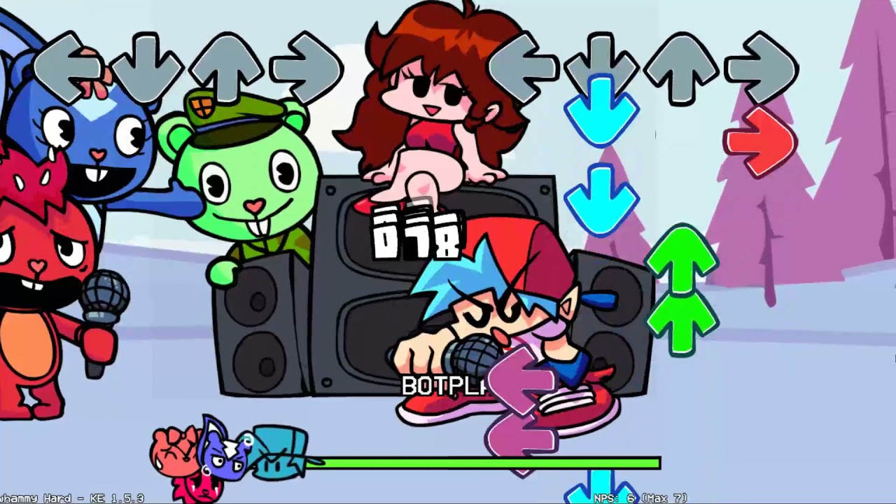 FNF Flaky Mod Full Week - YouTube