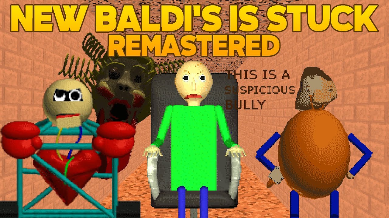 It's really harder! | Baldi Is Stuck Remastered! [Baldi's Basics Mod ...