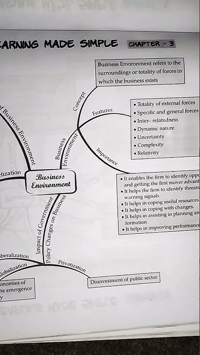 Mind Map (Chapter 3) Business studies Class 12 - YouTube
