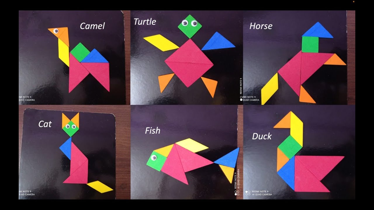 6 Tangram Animals Tangram Activity How To Make Tangram Animals 6 Tangram Animals Tangram Activity How To Make Tangram Animals
