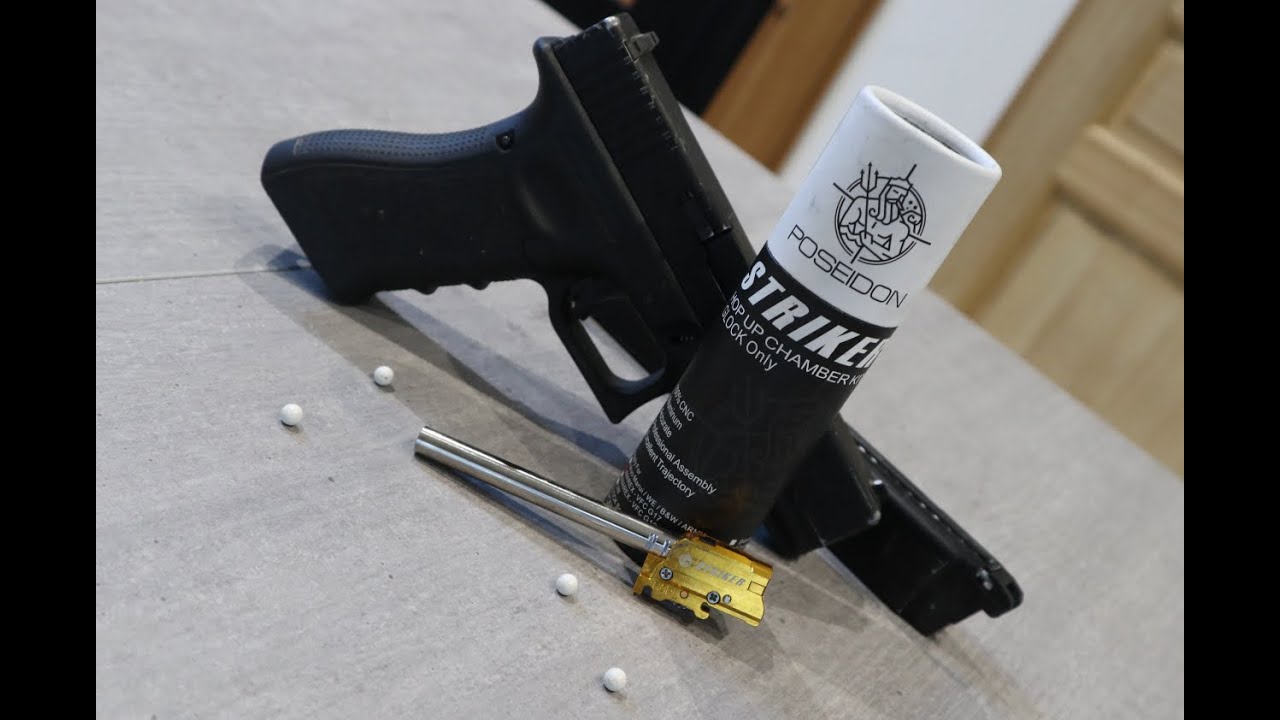 Airsoft block hop-up striker poseidon - YouTube