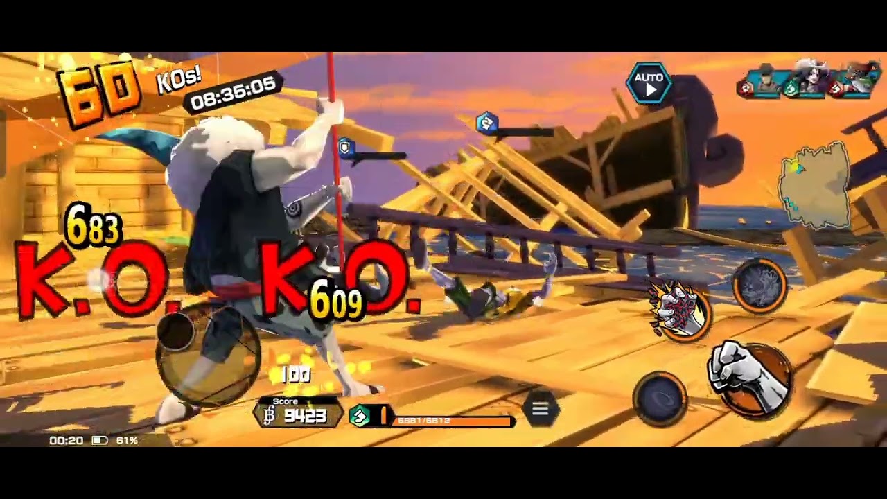 New Fish-Man Pirates/Captain Hody Jones Survival 100 Gameplay | One ...