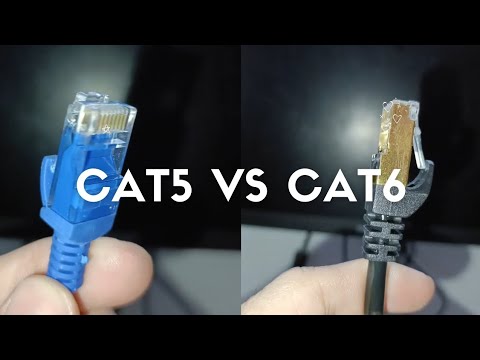 CAT5 VS CAT6 Internet Cable | Ano nga ba ang pinagkaiba ng CAT5 at CAT6 Internet Cable? - YouTube
