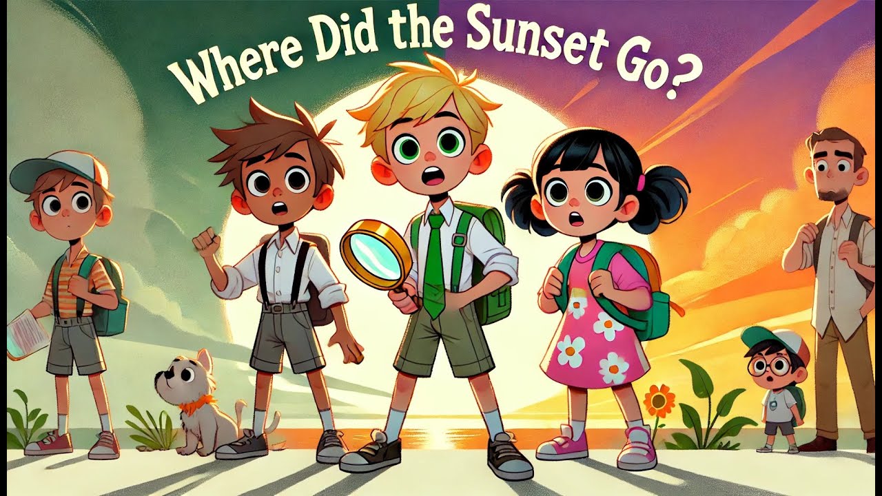 Where Did the Sunset Go? 🌅 | Kids Mystery Story with a Big Lesson - YouTube