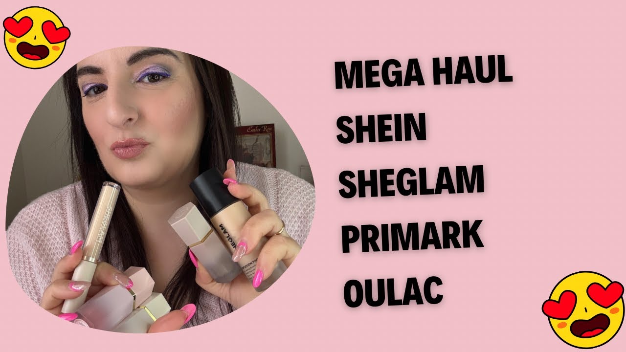 MEGA HAUL: SHEIN, SHEGLAM, PRIMARK eOULAC COSMETICS ! - YouTube