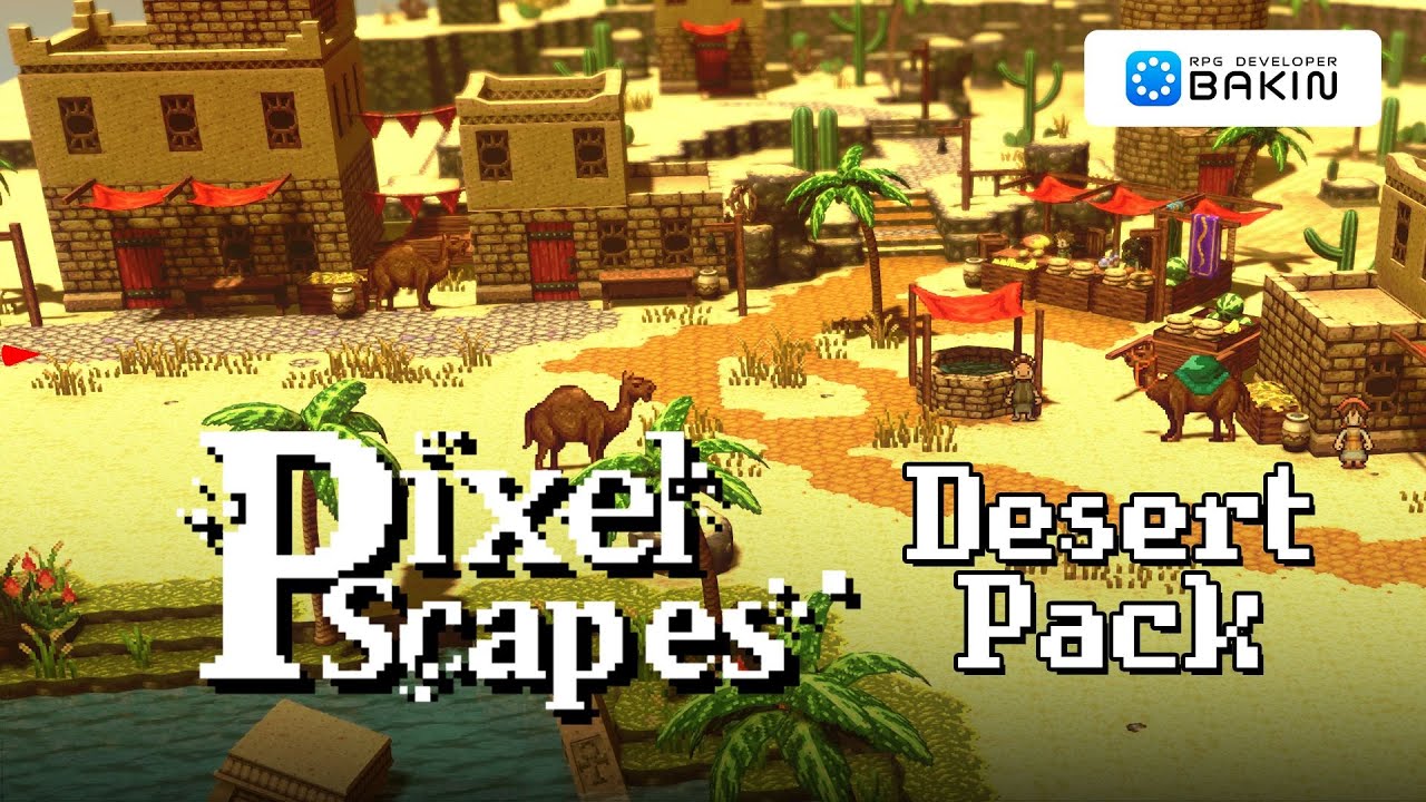 DLC: PixelScape Desert Pack [RPG Developer Bakin] - YouTube