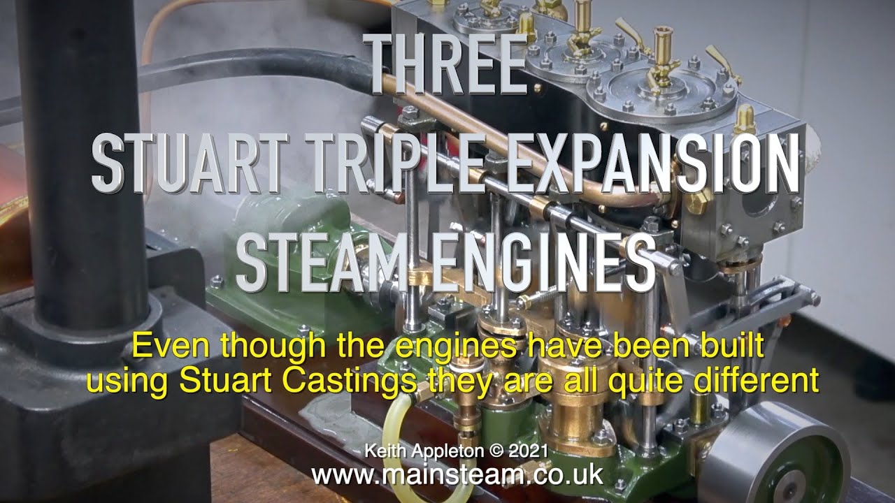 THREE STUART TRIPLE EXPANSION ENGINES - IN THE WORKSHOP - YouTube