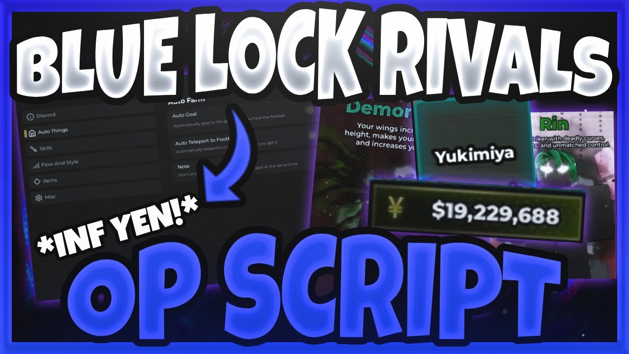 🔥 Top 3 BEST Blue Lock: Rivals Scripts (2025) – Free Yukimiya, Auto ...