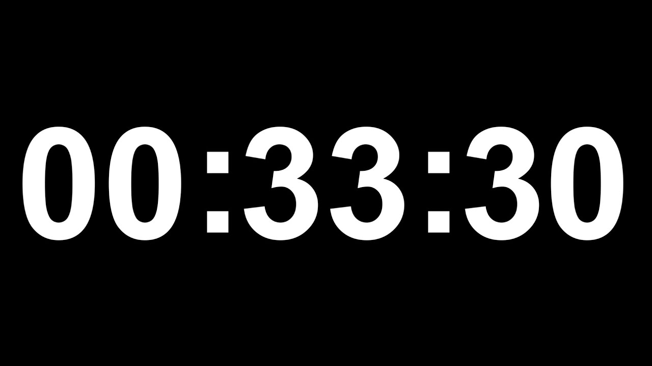 33 Minute and 30 Second Timer ⏲️ - YouTube