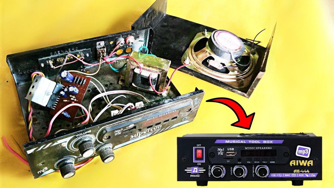 Restoration CD6283 Amplifier And Complete Wiring || हिंदी || You Like ...