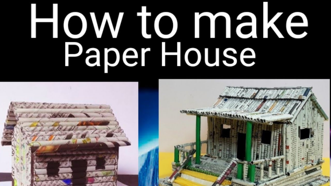 How To Make Paper House In 5 Minutes During Lockdown With Newspaper YouTube how-to-make-paper-house-in-5-minutes-during-lockdown-with-newspaper-youtube