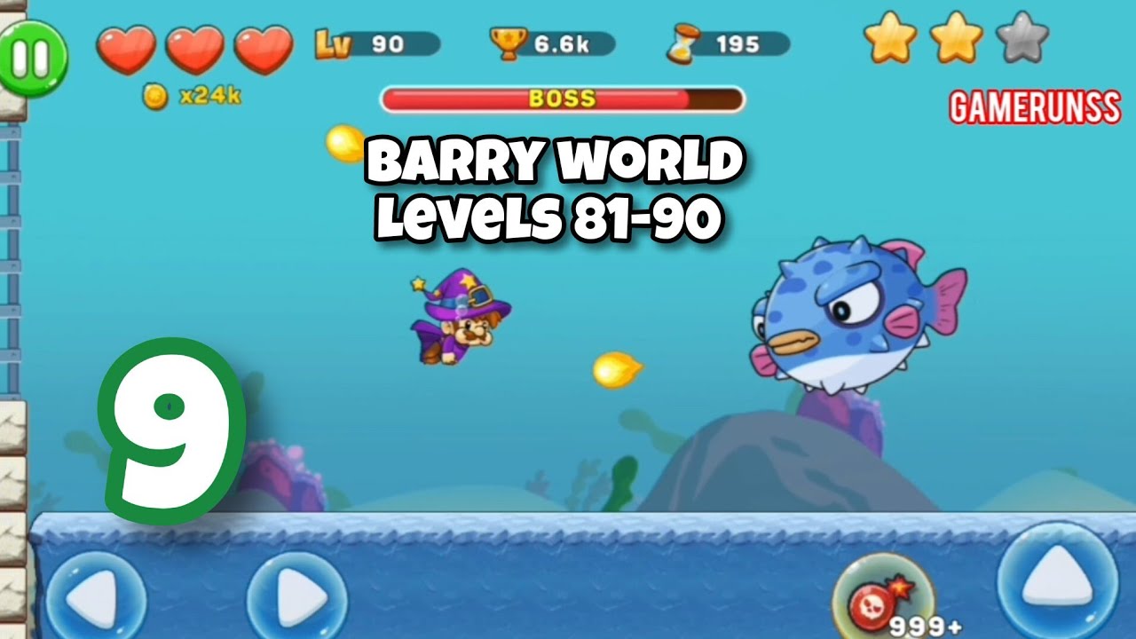 Barry World Adventure - Gameplay Walkthrough Android Part 9 - Levels 81 ...