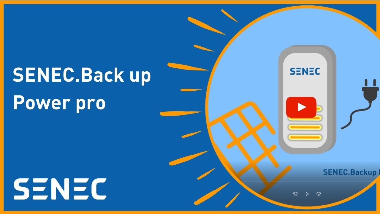 SENEC Backup pro: sistema anti-black-out elettrico - YouTube