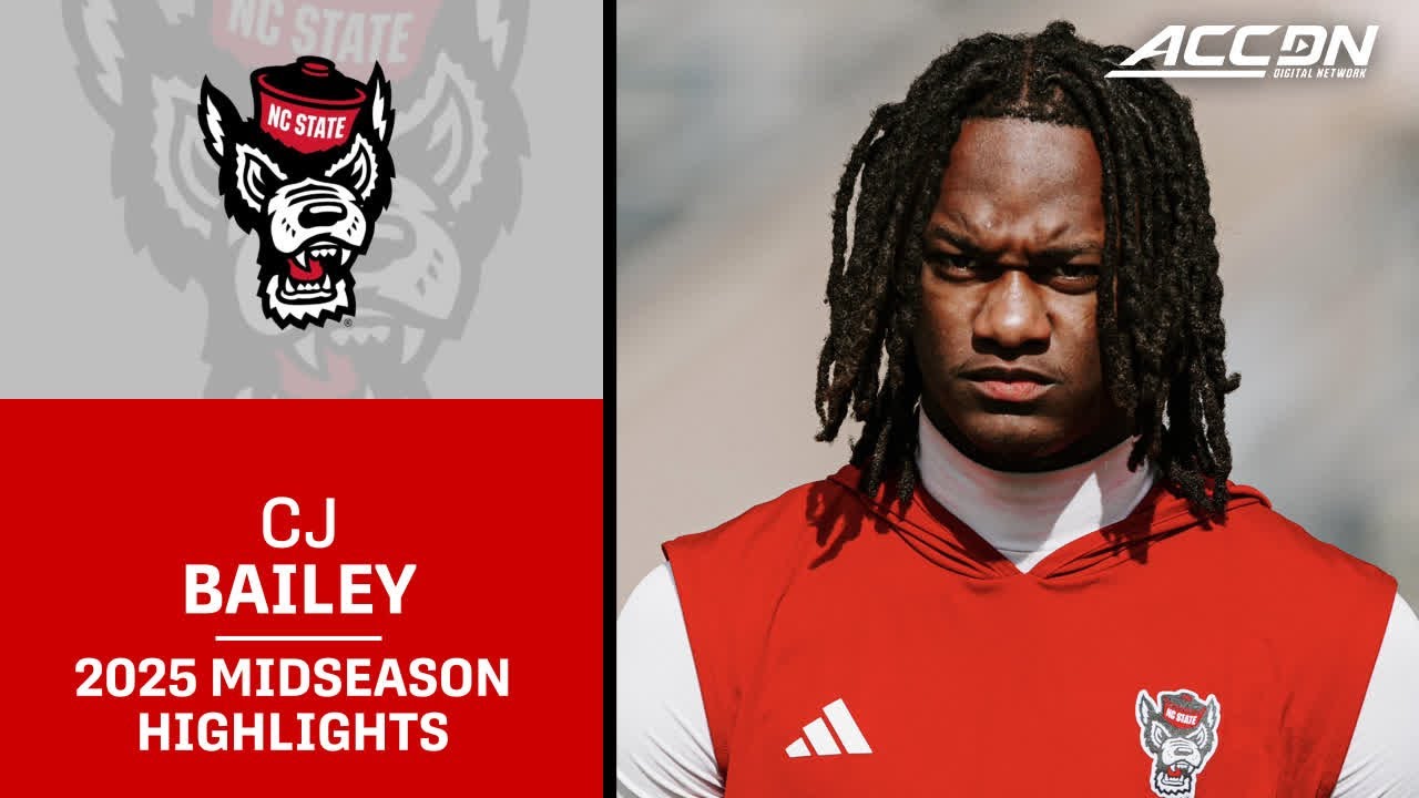 NC State QB CJ Bailey Midseason Highlights | 2025 ACC Football - YouTube