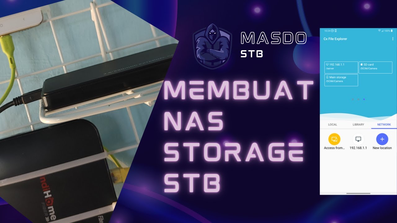 Cara Membuat NAS Server Storage STB Lengkap - YouTube