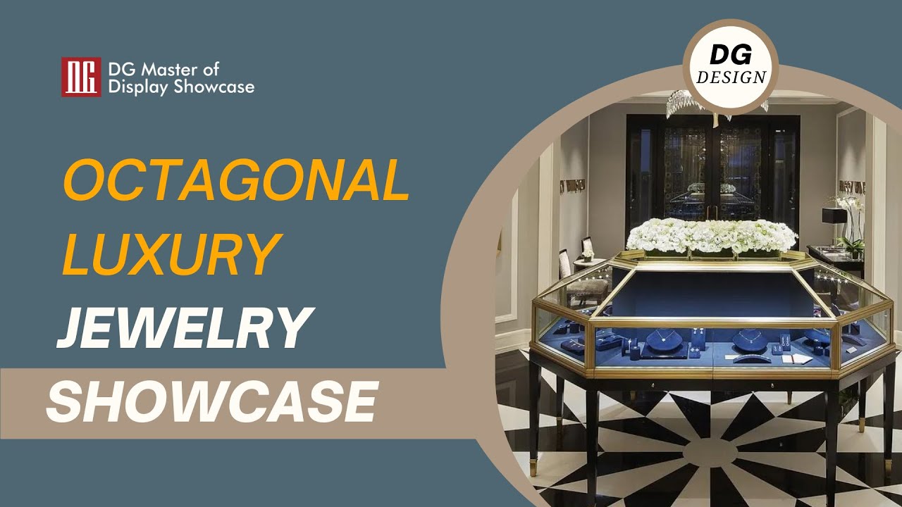 OCTAGONAL LUXURY JEWELRY SHOWCASE - YouTube