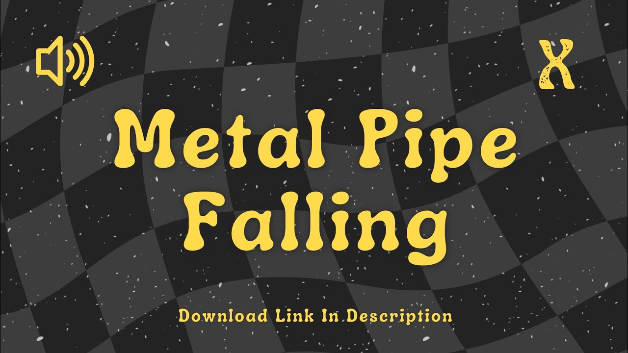Metal Pipe Falling Meme - Sound Effect No Copyright - YouTube