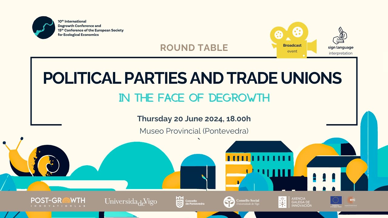 Roundtable - Political parties and Trade Unions in the face of Degrowth ...