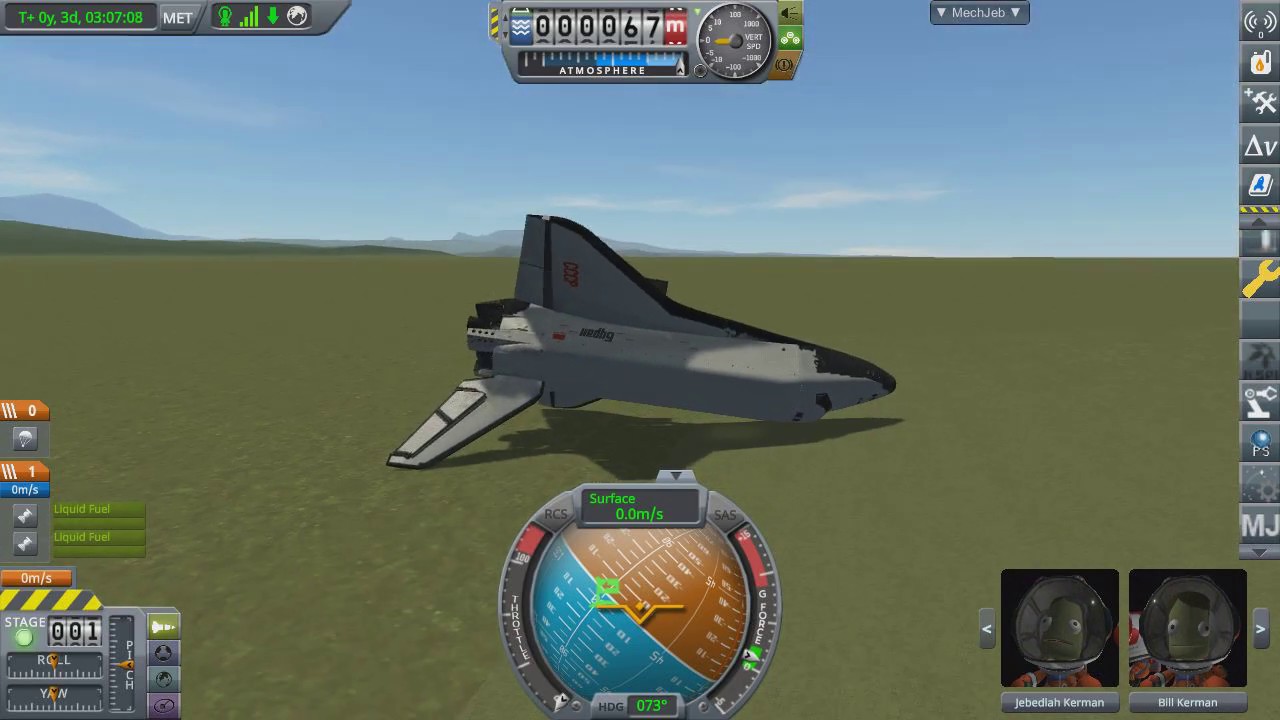 Kerbal Space Program 1.8.1 Buran Deorbit and Landing - YouTube