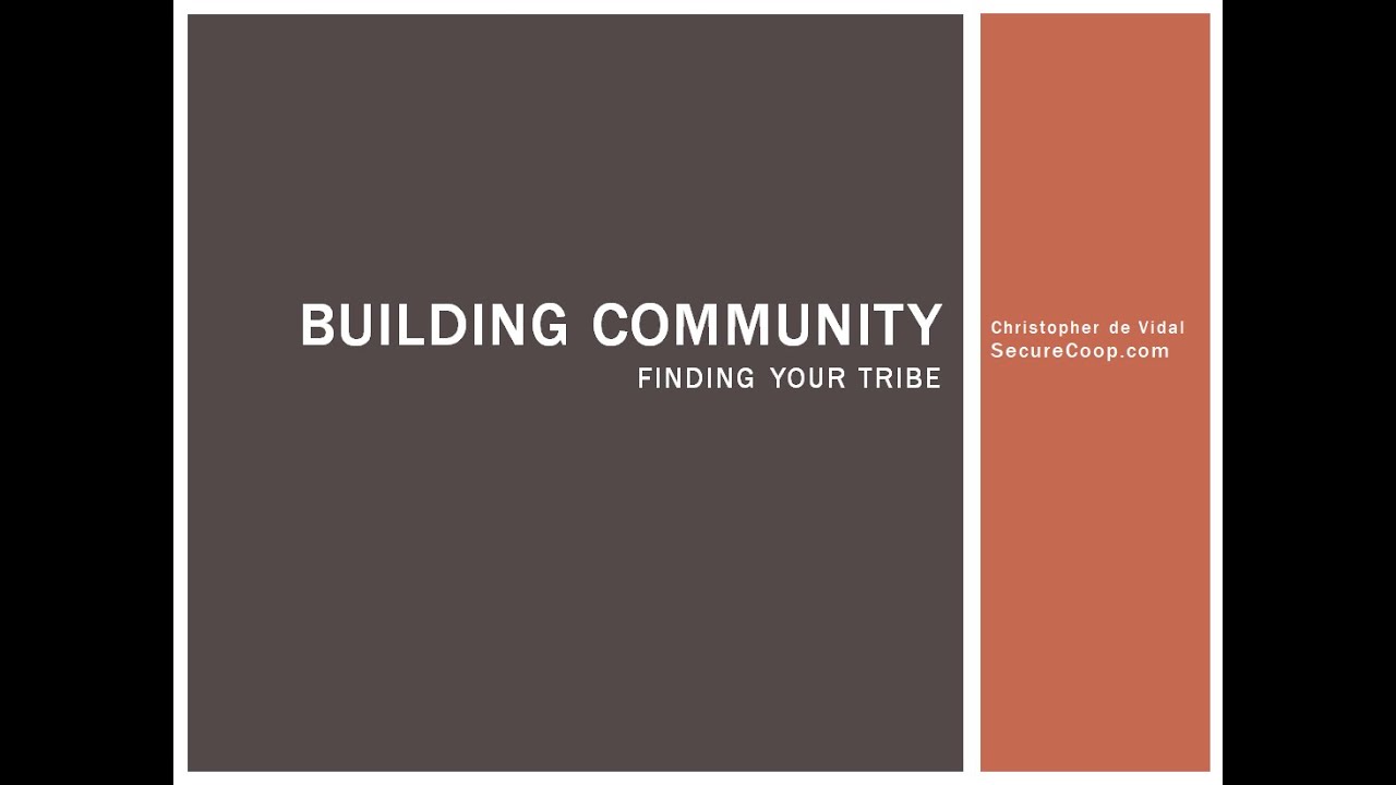 Building Community - YouTube