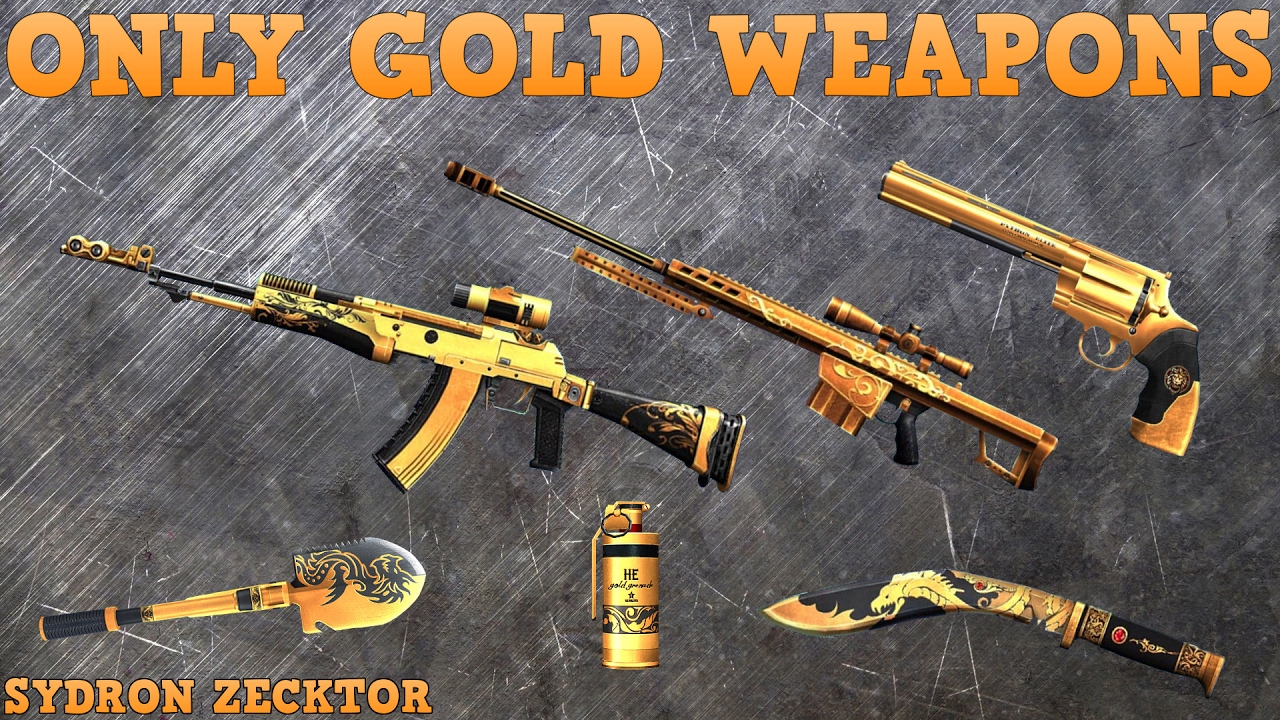 SLASH THE BOSS WITH ONLY GOLD WEAPONS | Global Strike - YouTube