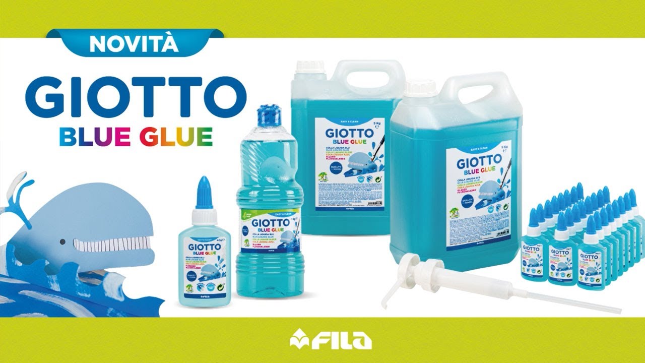 GIOTTO BLUE GLUE | Colla Blu - YouTube