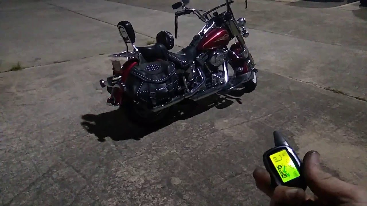 Harley remote start - YouTube