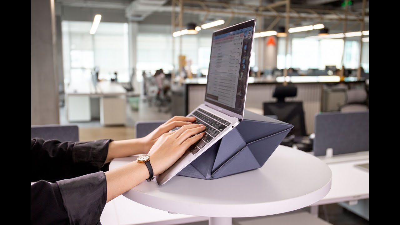 Labx, 3-in-1 Multi-functional Laptop Sleeve, Stand & Desk - YouTube