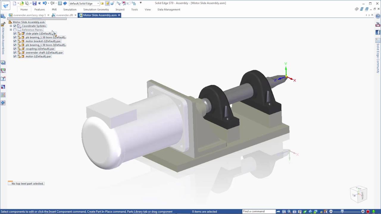 Solidworks Migration in Solid Edge ST9 - YouTube