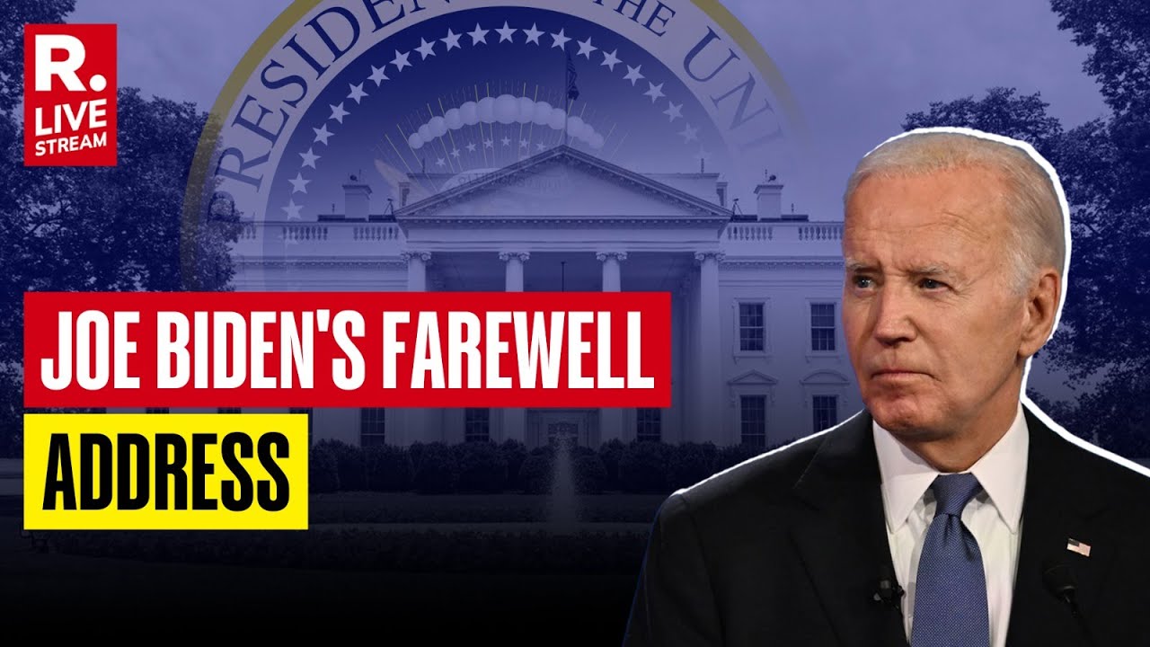 Watch US President Joe Biden's Final Address From The Oval Office ...