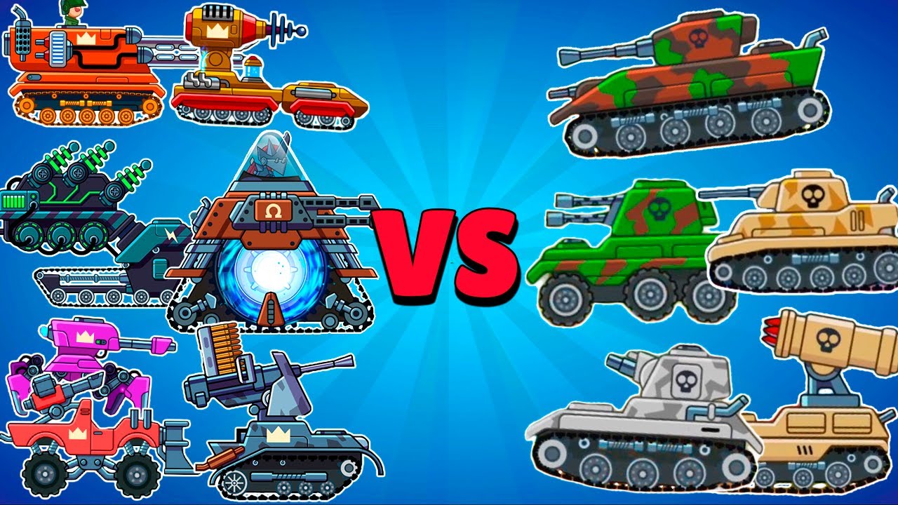 ALL 7 EPIC TANKS FIGHT in ADVENTURE MODE in Hills of Steel - YouTube