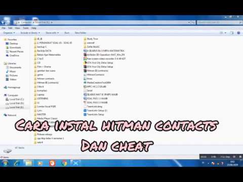 Cara instal hitman contracts + cheat - YouTube