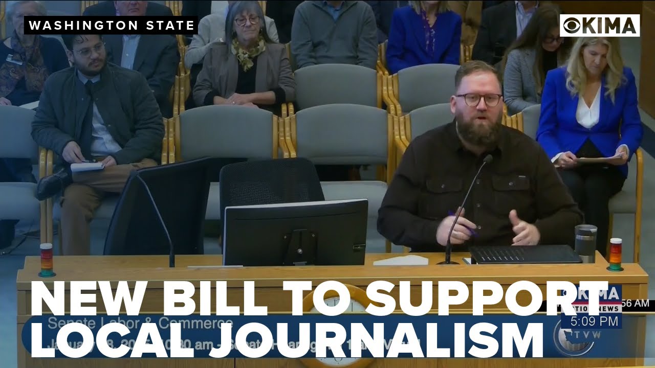 New Bill to Support Local Journalism - YouTube